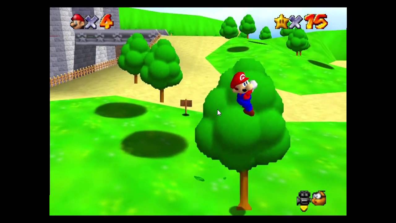 Super Mario 64 Secrets 001 -- Hills and Fast Reverse Walking - YouTube