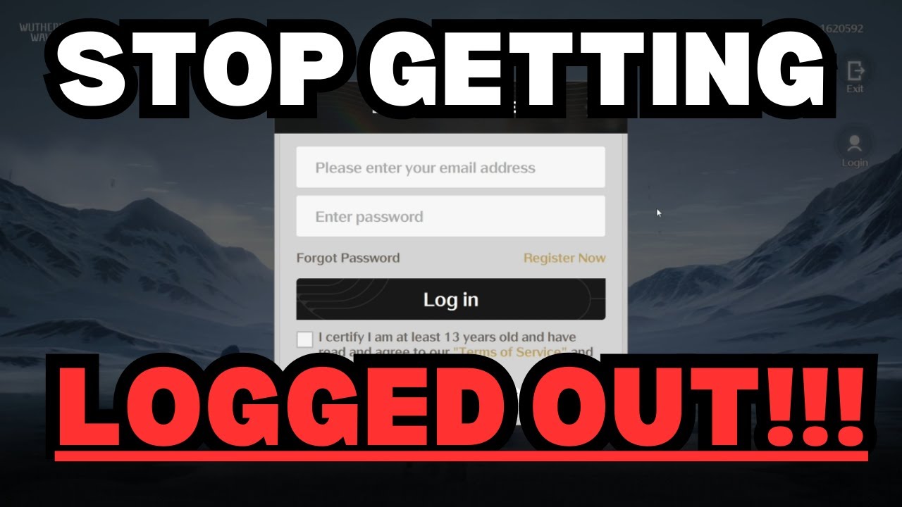 How to stop getting logged out in Wuthering Waves - YouTube