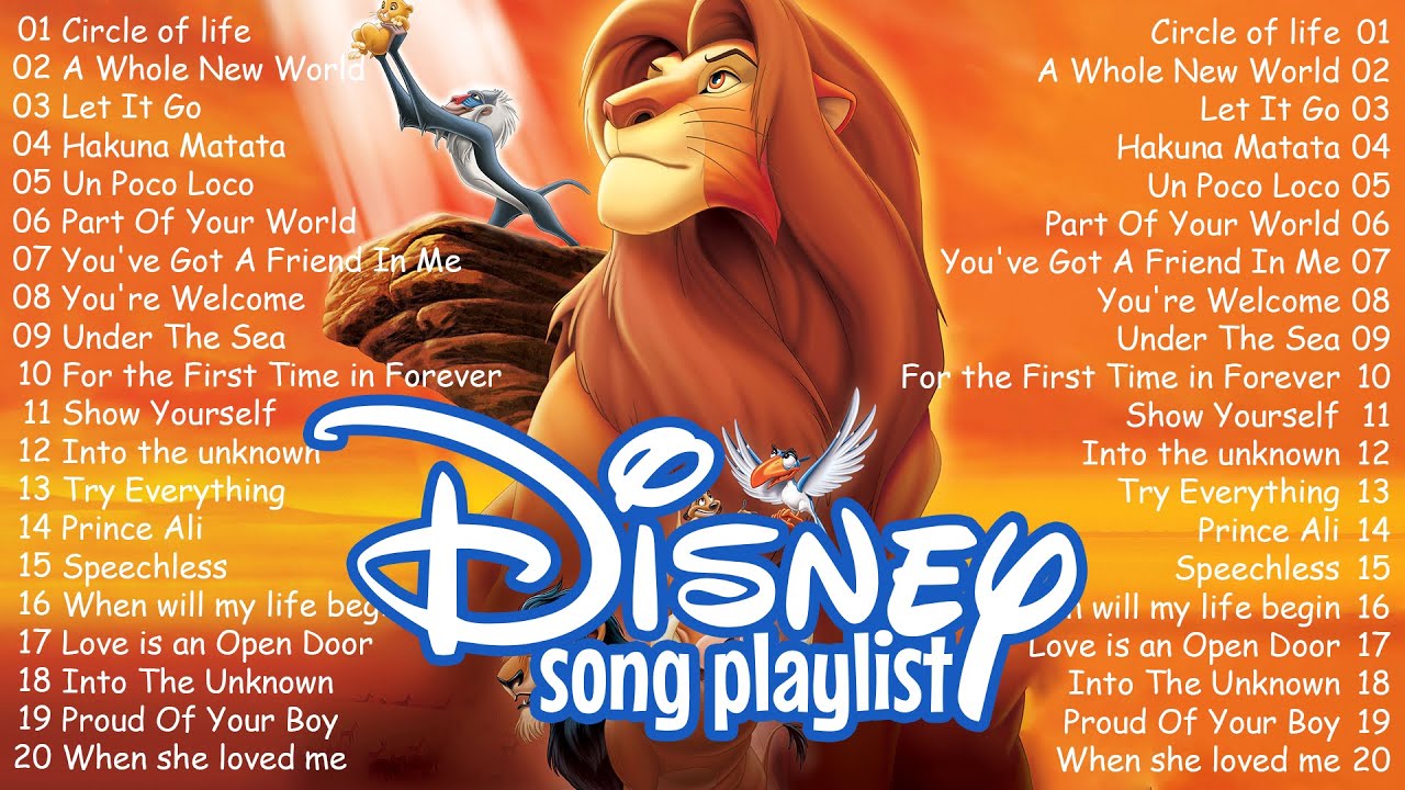 Disney Songs Playlist🌈Best of Disney Playlist 2024🎉Under the Sea,How ...