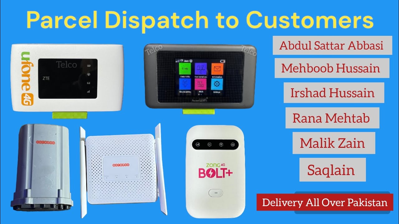 4G Wifi Devices Prices in Pakistan - YouTube