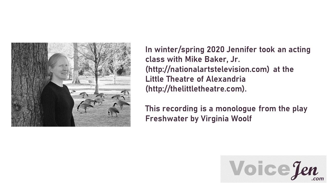 Monologue from Freshwater by Virginia Woolf - YouTube