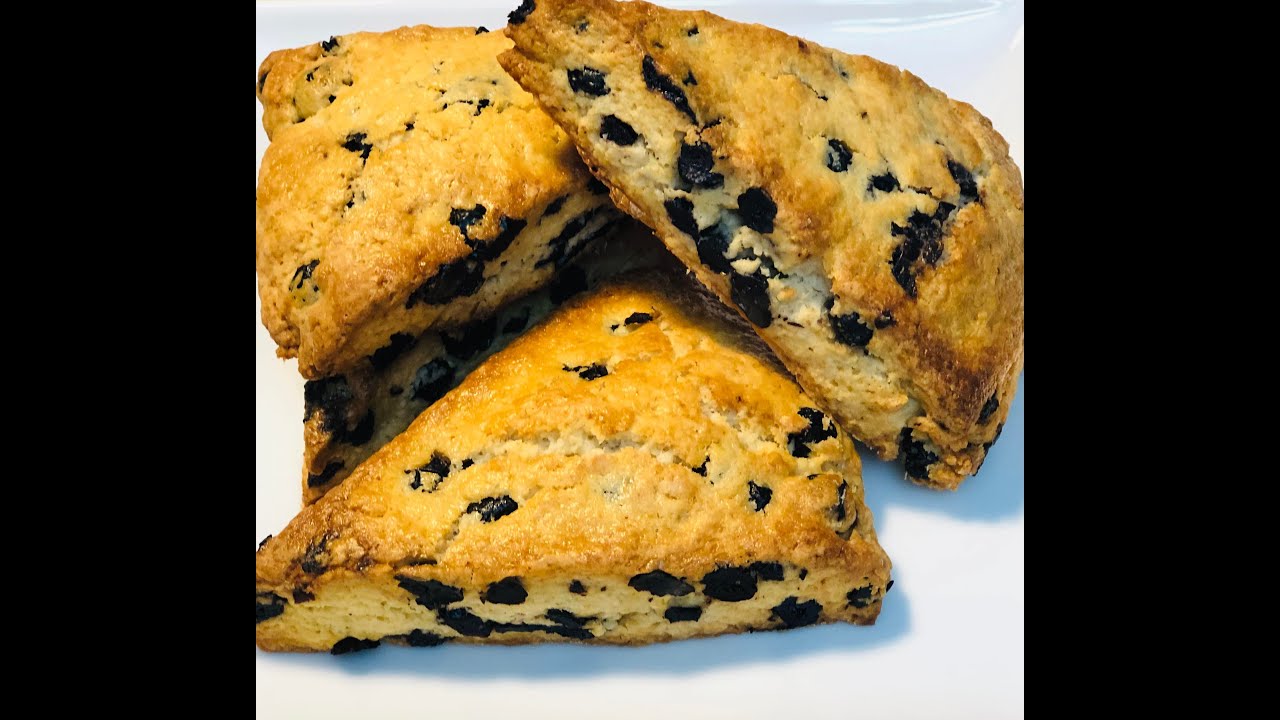 Must Try BLUEBERRY SCONES - The Best Basic Scone Recipe - YouTube