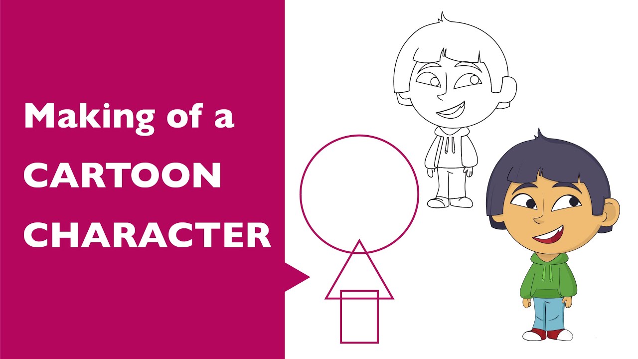 Character from basic shapes - YouTube