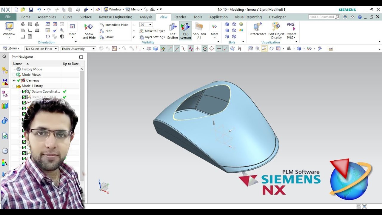 NX | View Mouse3 | tutorial - YouTube