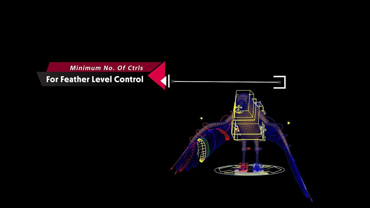 as_EasyBird : Additional Feather Level Ctrls (Auto Bird Rigging) - YouTube