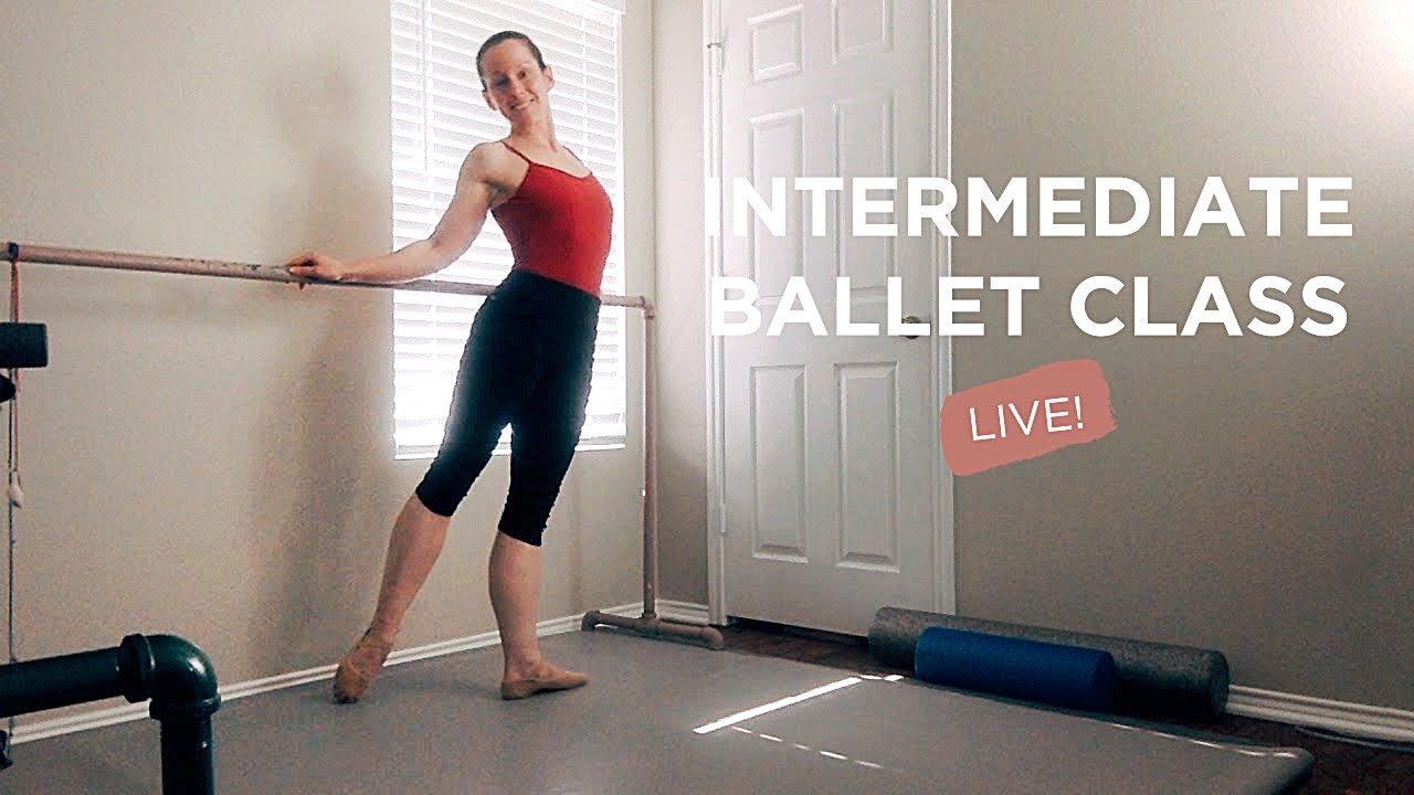 LIVE Intermediate Ballet Class! Ballerinas By Night - YouTube