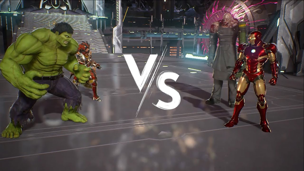 Hulk & Monster Hunter vs Iron-Man & Nemesis (Hardest Al) - Marvel vs ...