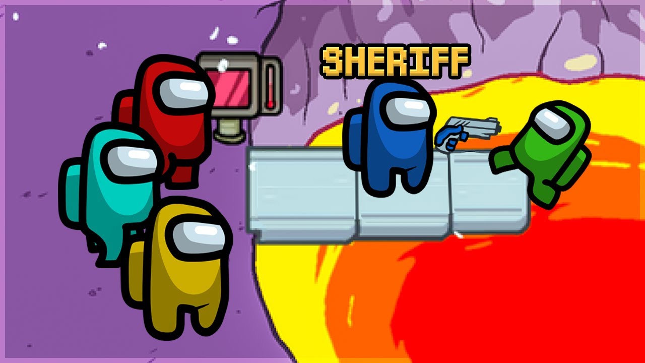 Vi så SHERIFFEN SKYDE IMPOSTOREN! | Among Us Sheriff Mod - YouTube
