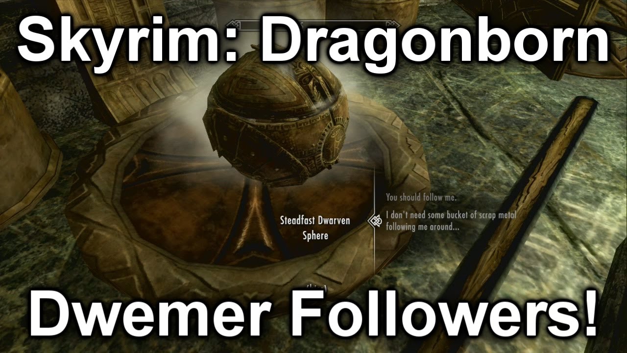 DWEMER FOLLOWERS IN SKYRIM DRAGONBORN! - YouTube