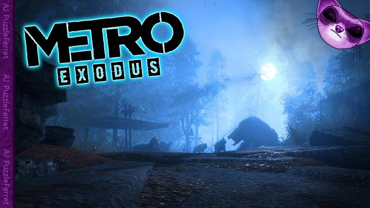 Metro Exodus Ep28 - Mutant wolf shape horror in the moonlight! - YouTube