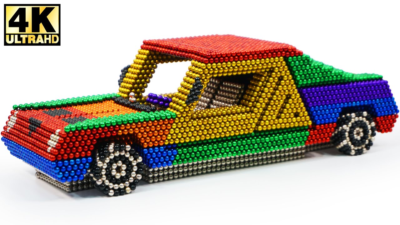 DIY - How To Make Classic Car from Magnetic Balls Satisfaction 100% ...