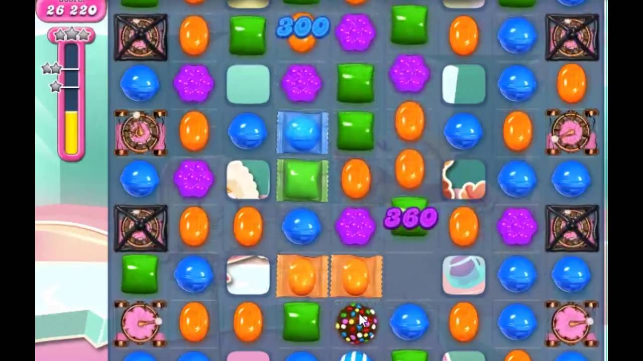 Candy Crush Saga Level 1821 - NO BOOSTERS - YouTube