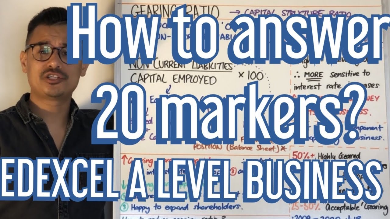 How to answer 20 markers? - A Level Business - YouTube