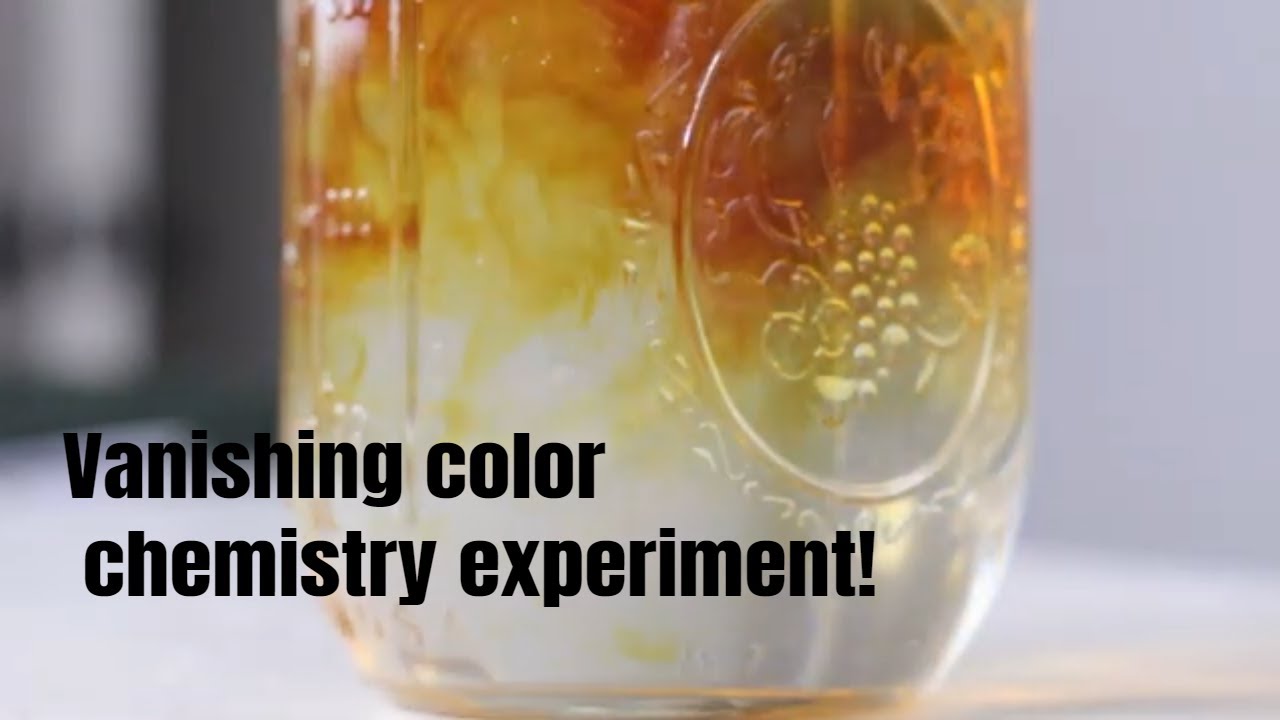Vanishing Color Science Experiment (just like magic) - YouTube