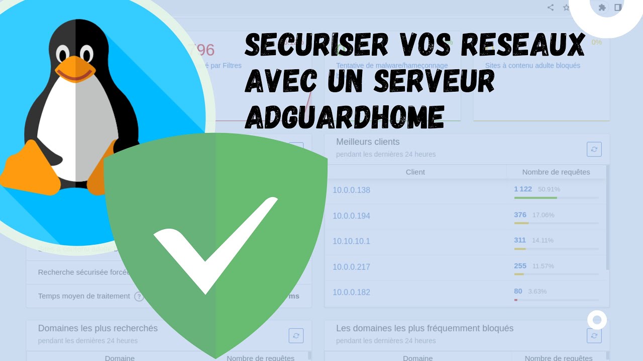 Sécuriser vos réseaux avec un serveur AdguardHome - YouTube
