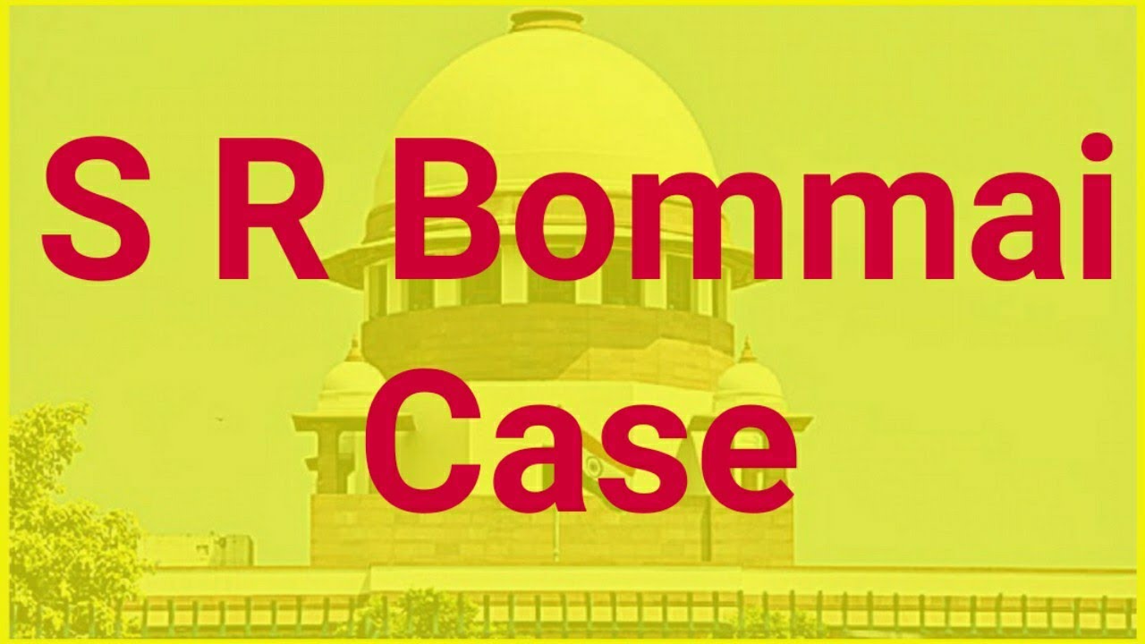 S R Bommai Case | Secularism in India | SR Bommai Vs Union of India ...