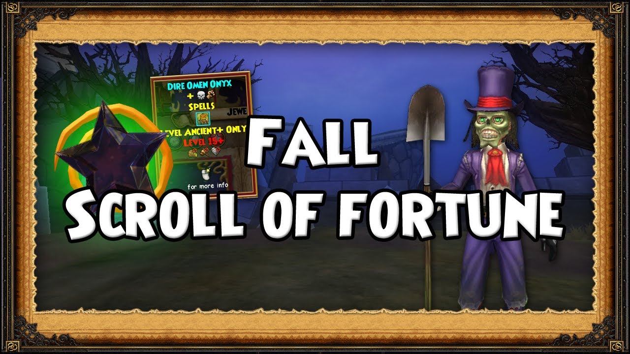 Wizard101 - Fall Scroll of Fortune - YouTube