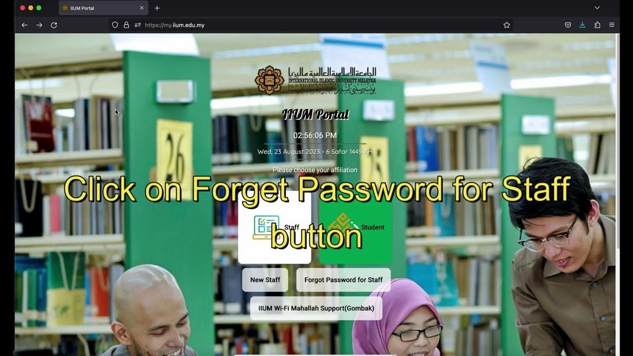 How to reset SSO/Email credential for IIUM Staff - YouTube