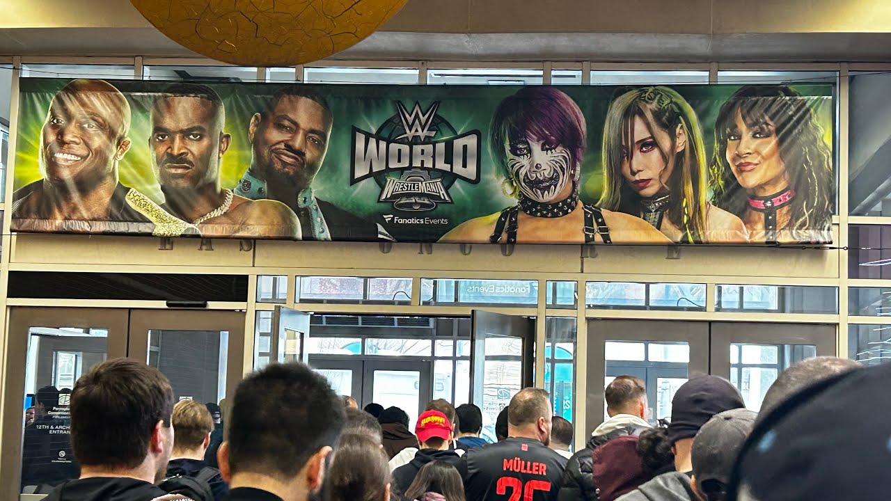 WWE WrestleMania 40 World Walk-Through - YouTube