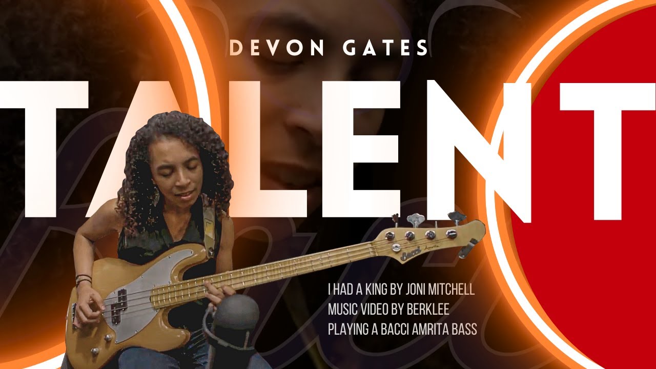 DEVON GATES COVERS JONI MITCHEL WITH THE BACCI AMRITA BASS - YouTube