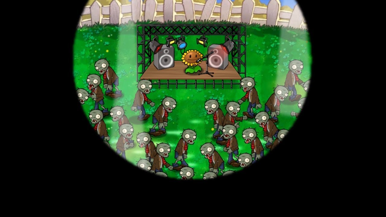 Plants vs. Zombies - Zombies on Your Lawn (credits) - YouTube