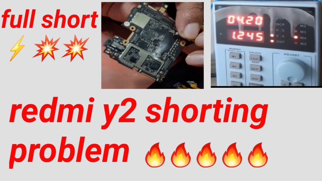 Redmi Y2 Shorting Problem/ Redmi Y2 Full/half Shorting Problem Solution ...