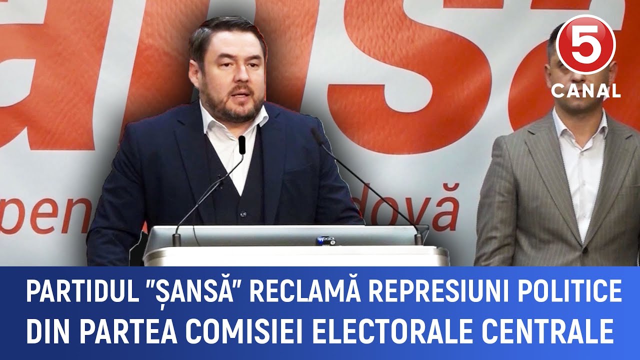Partidul "Șansă" reclamă represiuni politice din partea Comisiei ...