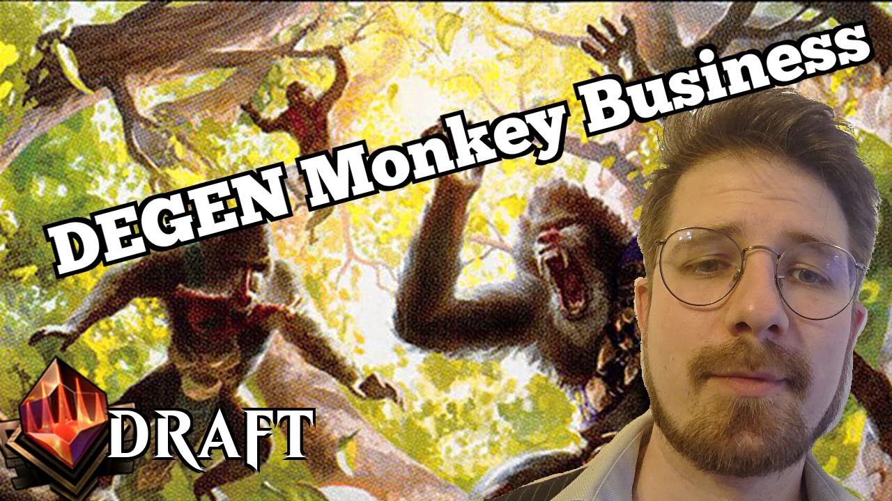 DEGEN Monkey Business | Bo3 Draft | Khans of Tarkir | MTG Arena - YouTube