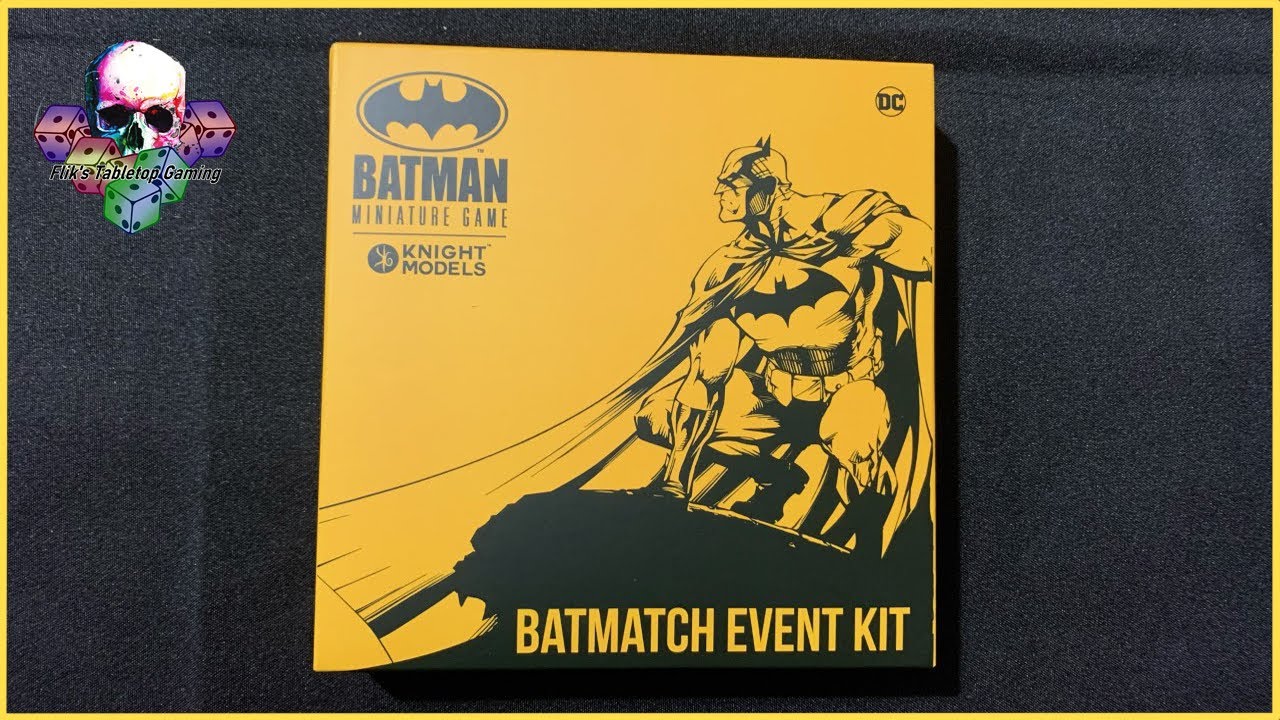 Unboxing Batman Miniature Game Batmatch Event Kit 2022 - YouTube