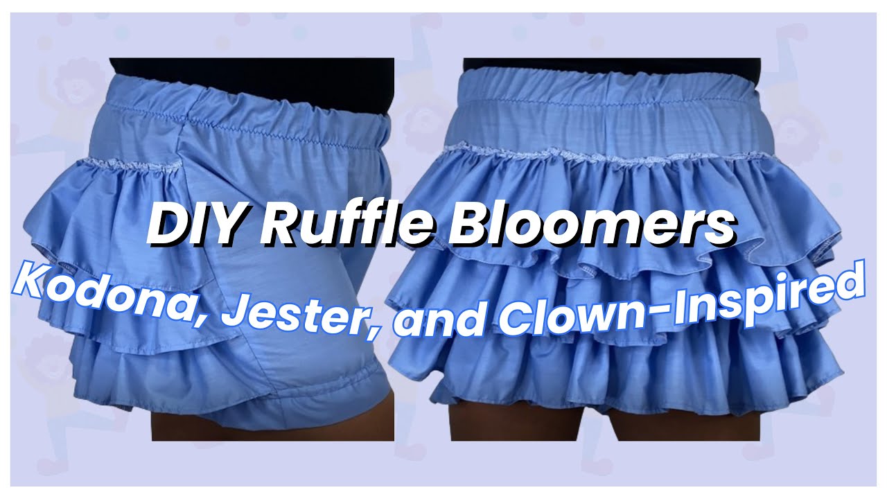 How to Sew Ruffle Bloomers | Jester, Ouji, Kodona & Burlesque-Inspired ...