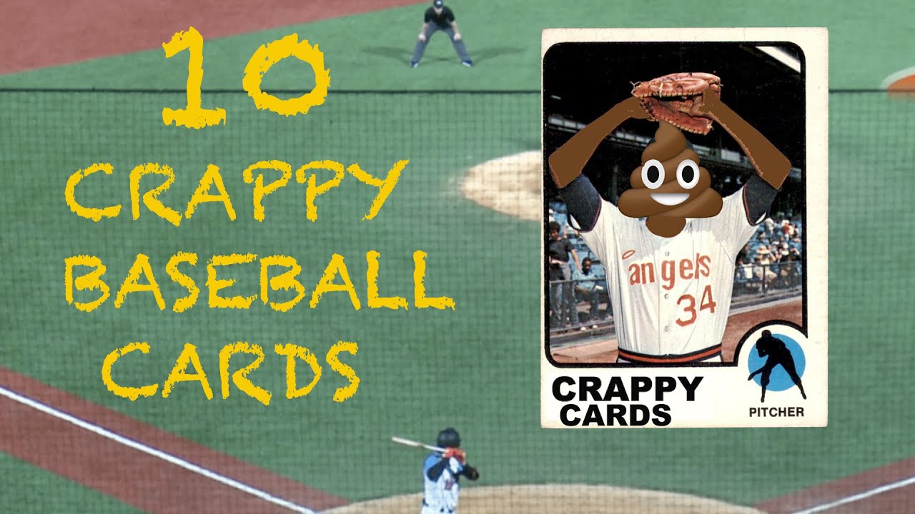 Baseball Card Theater 10 Crappy Cards - YouTube