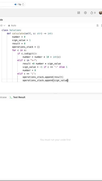 Leetcode 224 Basic Calculator Programming Leetcode Leetcodepython