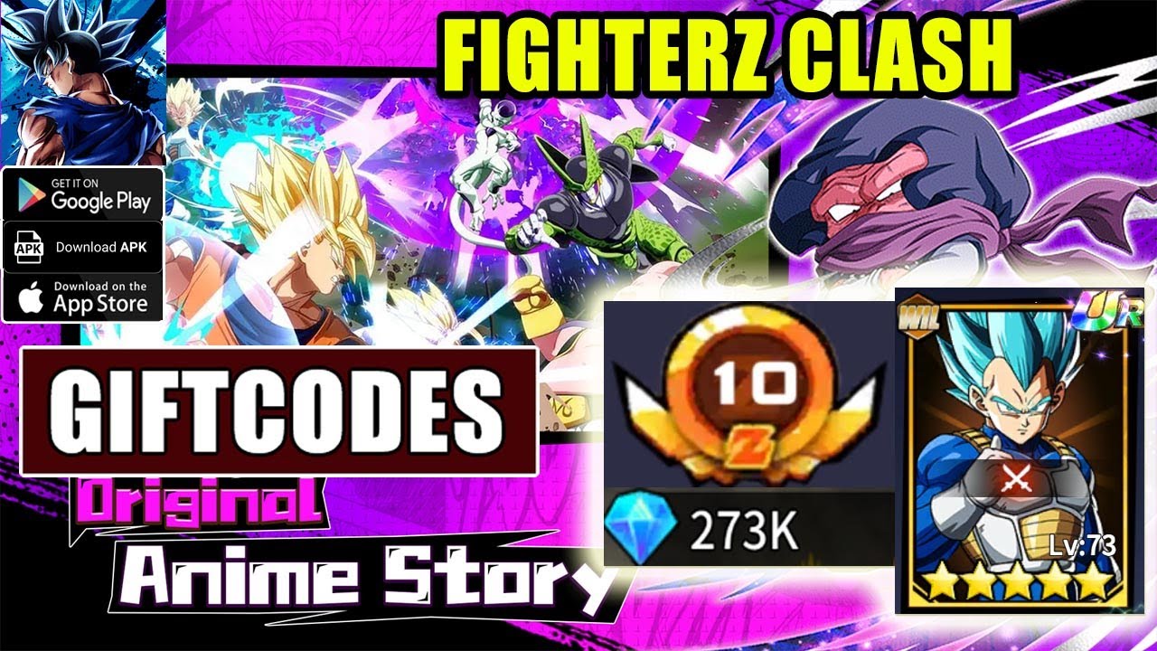 Fighterz Clash & Giftcodes Gameplay - Free V10 & UR Dragon Ball RPG Android Game - YouTube