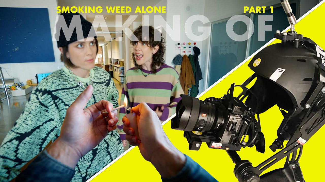Making Of Helmet Cam Music Video | PART ONE | "Smoking Weed Alone ...