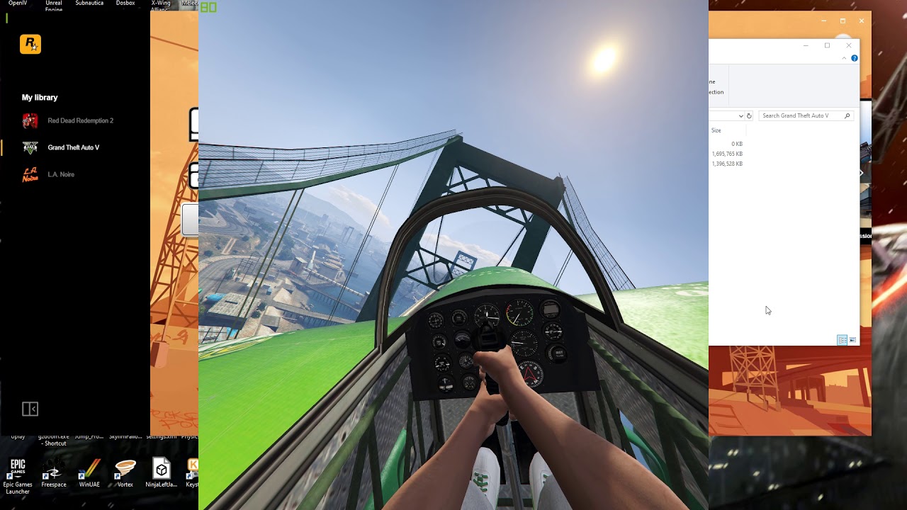 Grand Theft Auto V VR Flight - YouTube