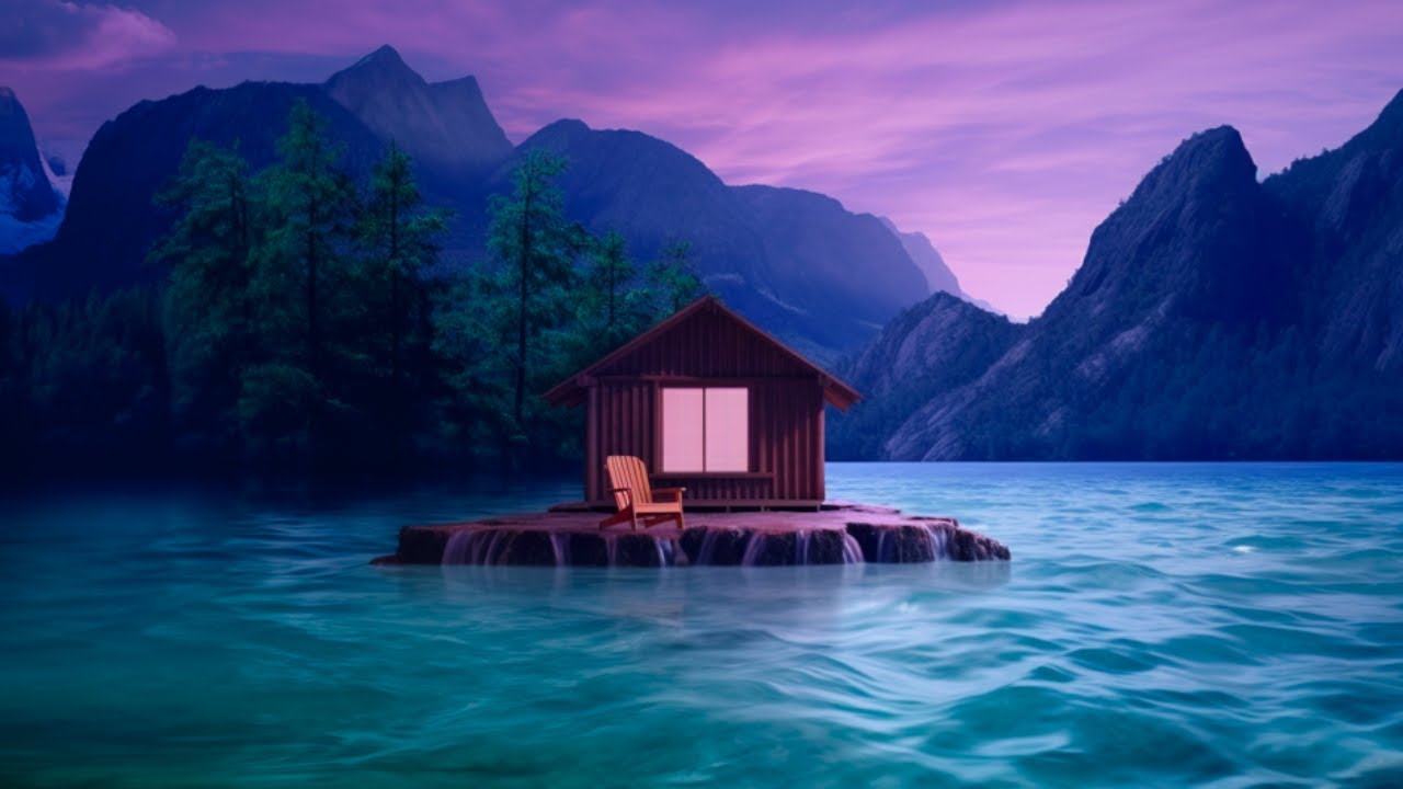 CALM OASIS - Ambient Music with Wave sounds for Sleep - Calming Ambient ...