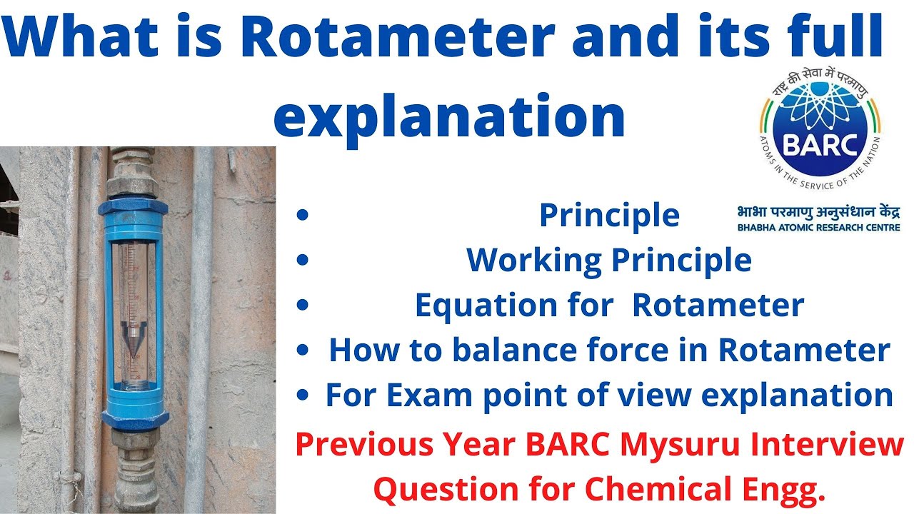 What is (Variable Area Meter) Rotameter, and its principle and how ...