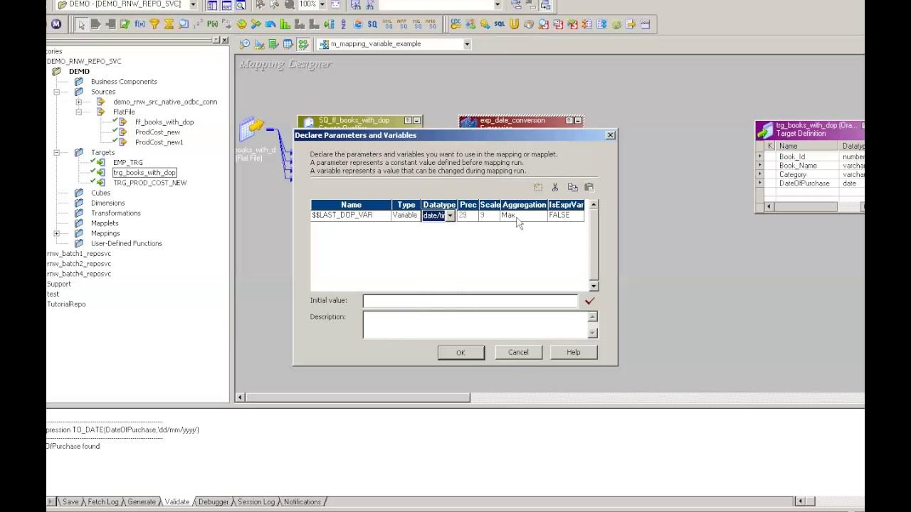 Informatica Mapping Variable - YouTube