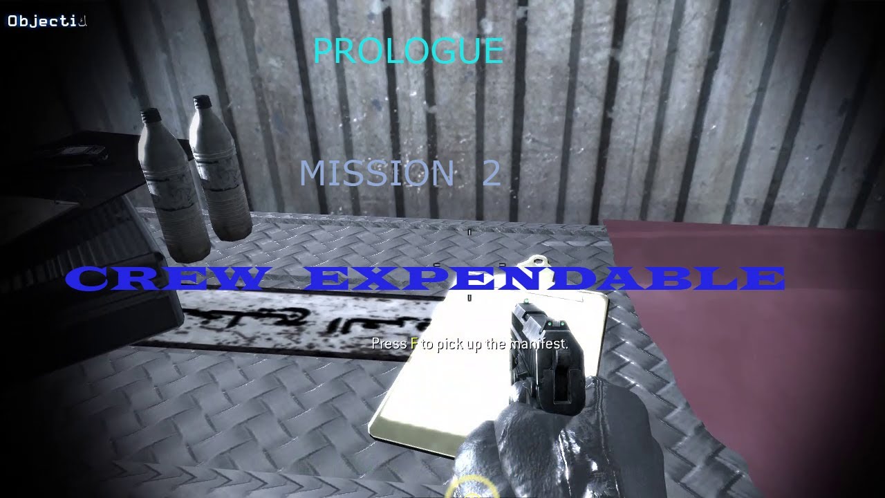 Call of Duty 4 PROLOGUE MISSION 2 CREW EXPENDABLE - YouTube