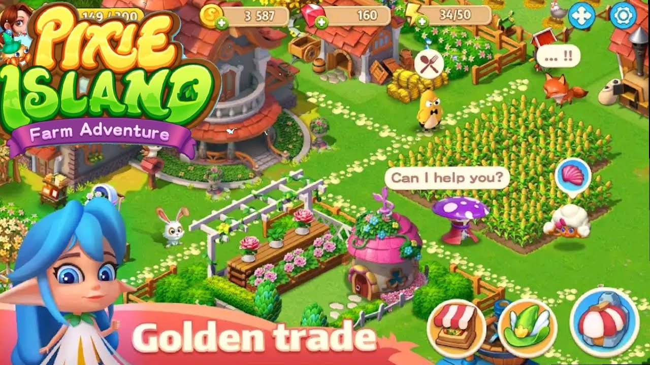 Pixie Island : Farm Adventure Android Gameplay Walkthrough Part 1 - YouTube