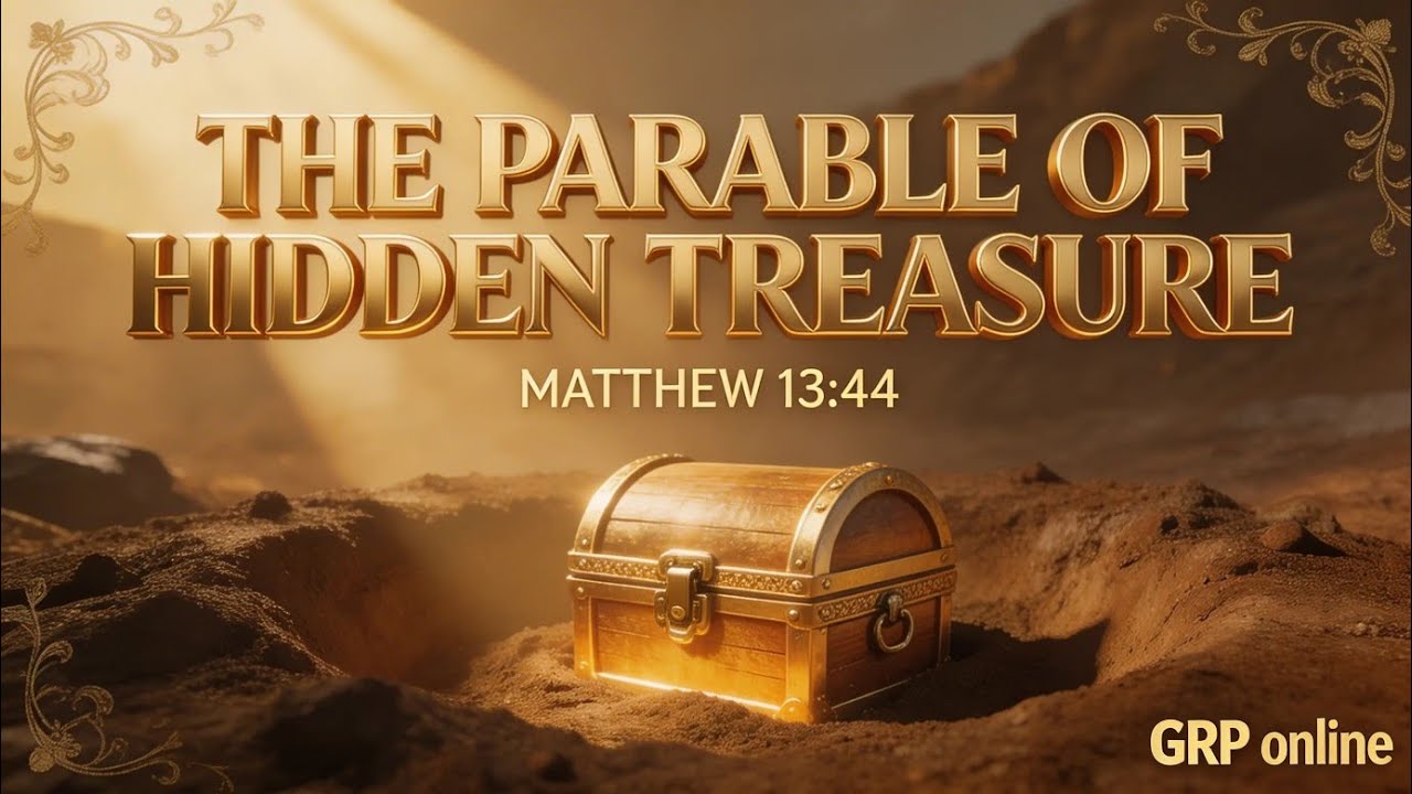 THE PARABLE OF HIDDEN TREASURE. Matthew 13:44 @greatrevivalplatform1 ...