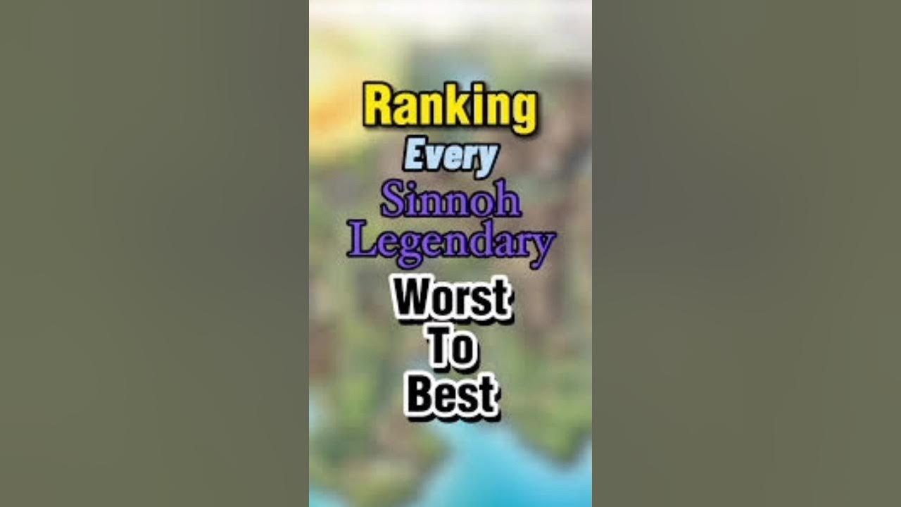 Sinnoh Region All Legendary And Mythical Pokemons Ranking Part 1 Pokemon Anime Viral Shorts