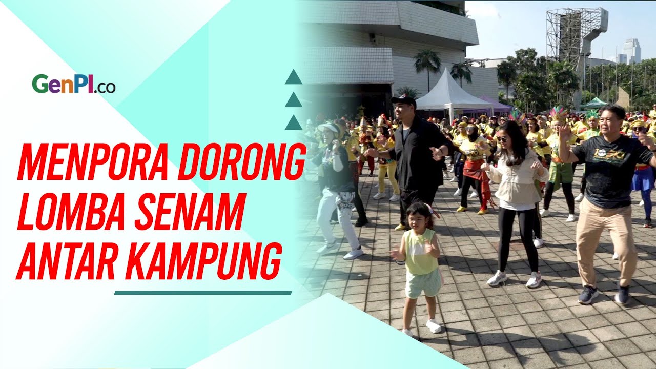 Menpora akan Dorong Senam dan SKJ Jadi Perlombaan Antar Kampung - YouTube