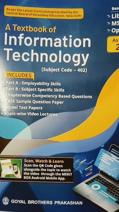 Information # Technology # 402 # code # cbse # 10 # goyal - YouTube