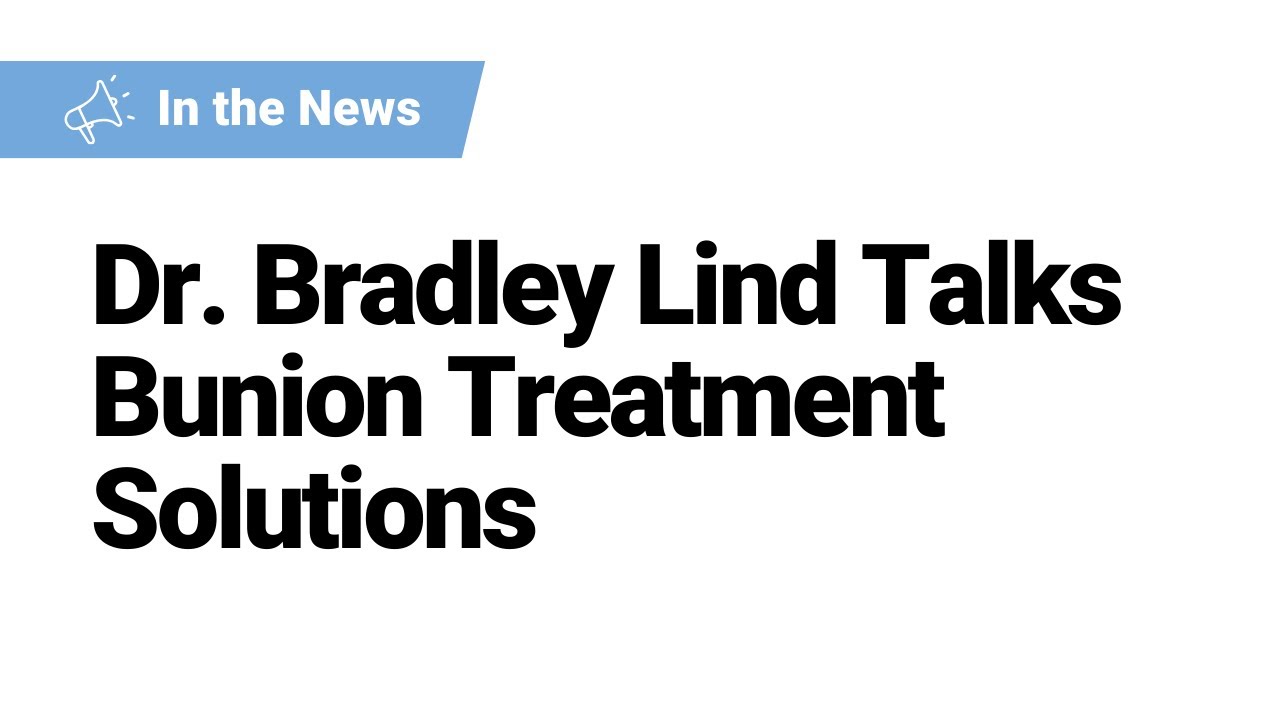 Dr. Bradley Lind Talks Bunion Treatment Solutions | WBTV’s “QC Morning ...