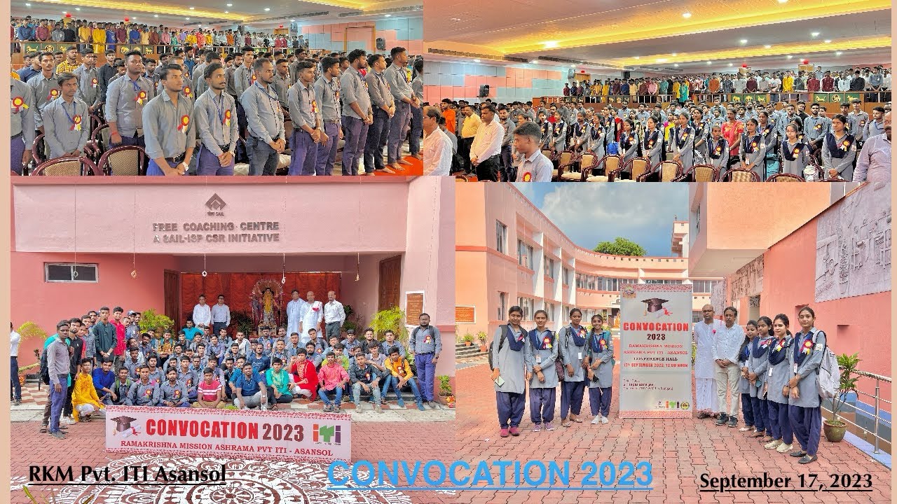 CONVOCATION 2023 of RKM Asansol Pvt ITI - YouTube