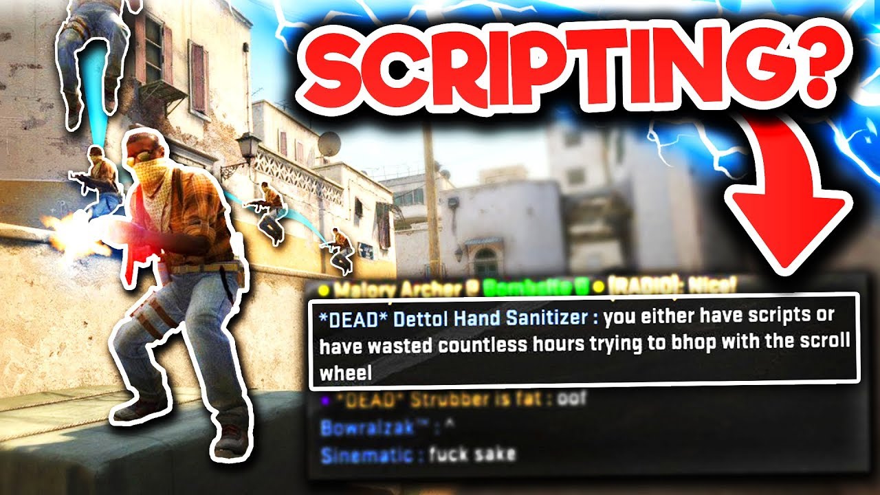 SCRIPTING OR GOOD AT BHOPPING? (CS GO Funny Moments) - YouTube