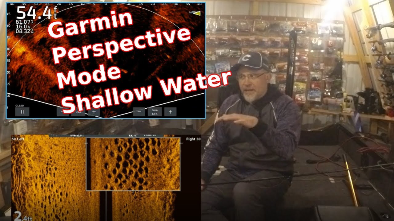 Garmin Perspective Mode Shallow Water - YouTube