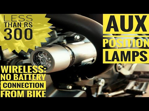 AUXILLARY POSITION LIGHT | TVS APACHE & DOMINAR 400 WIRELESS LAMP ...