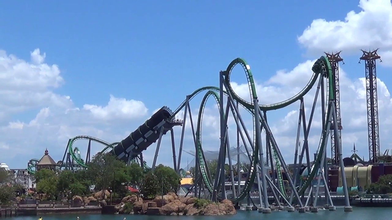 The Incredible Hulk Coaster Off-Ride @ Universal's Islands of Adventure ...
